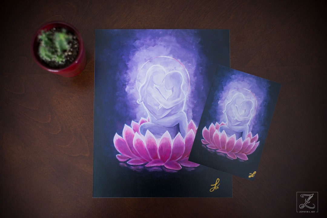 Divine Union Fantasy Art Spiritual Love Fine Art Print - Etsy Canada