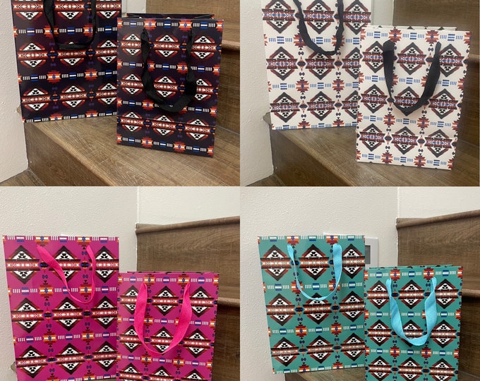 12pc Native Design Gift Bag - Etsy