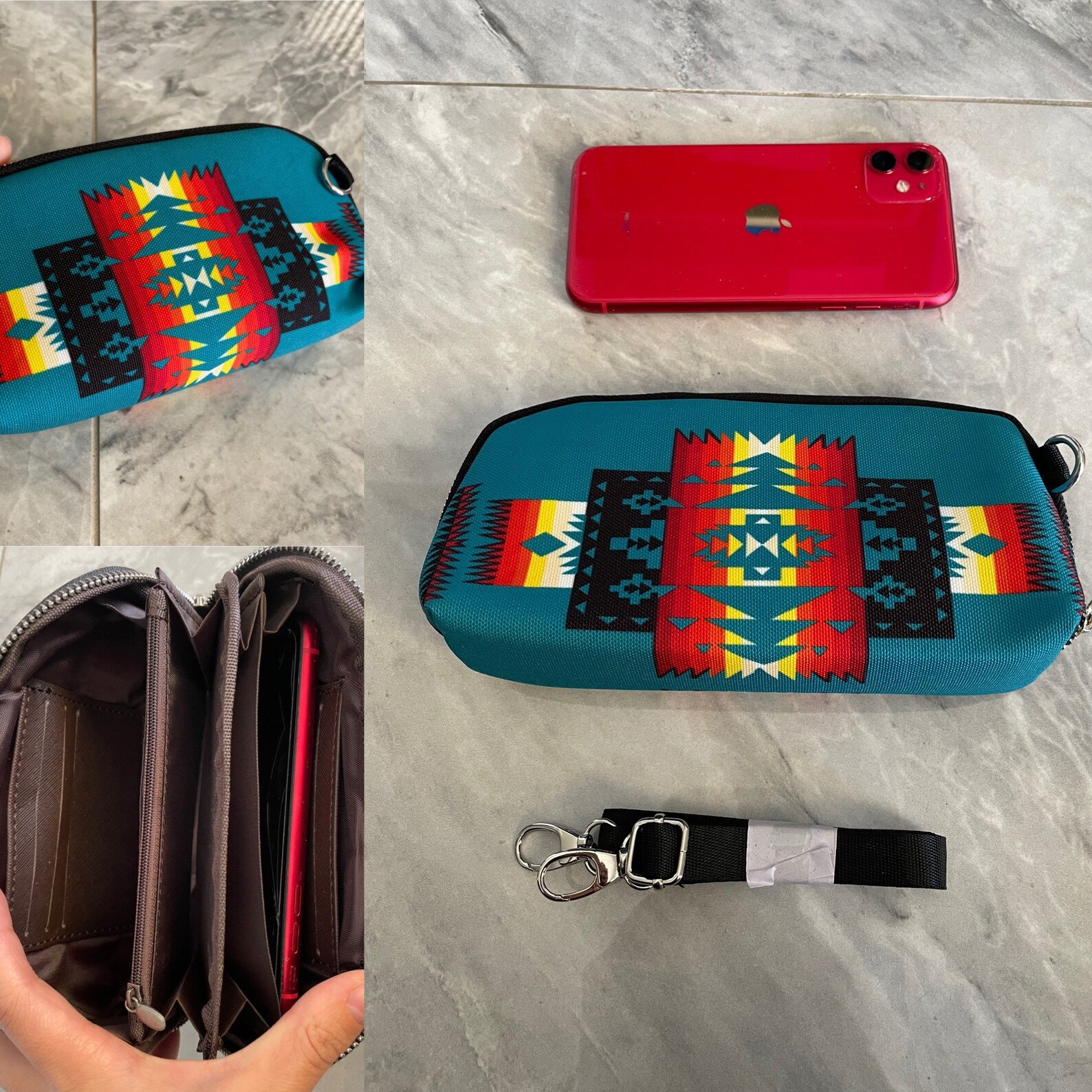 Southwest Design Wallet With Straps | Etsy