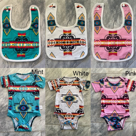 Native American Design Baby Gift Set/southwest Design - Etsy