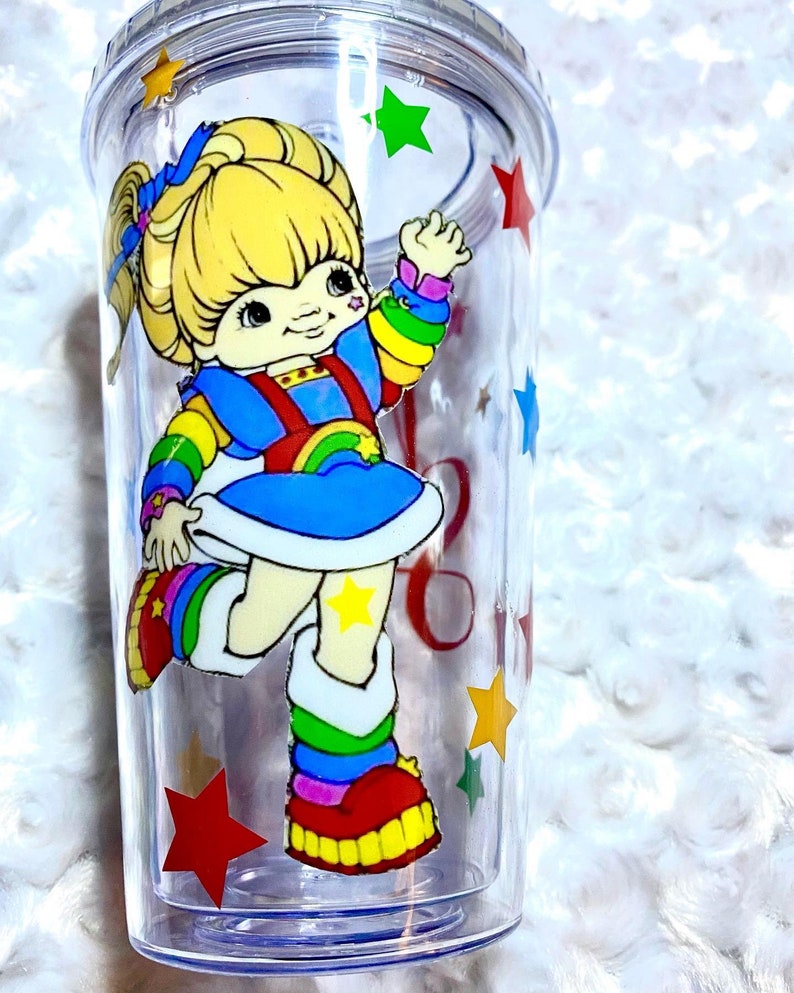Rainbow Girl 16oz Tumbler Etsy