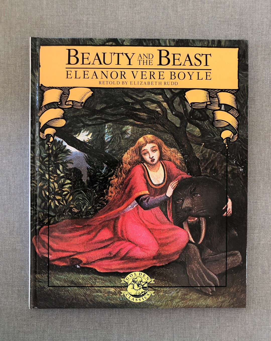 Beauty and the Beast, Vintage Children's Book Retold by Elizabeth Rudd ...