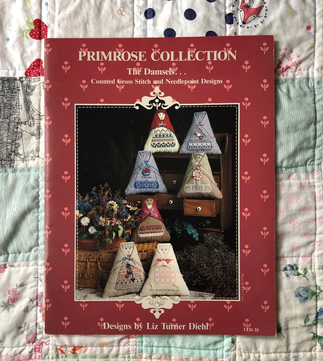 Primrose Collection, the Damsels Cross Stich Chart by Liz Turner Diehl ...