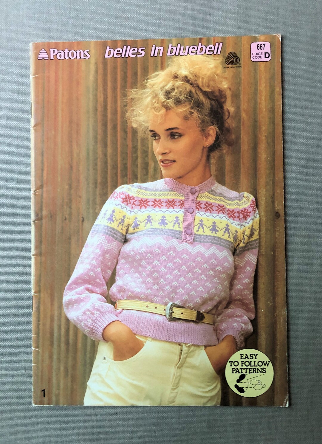 Belles in Bluebell Patons Knitting Book 667, Ladies Knitting Patterns ...