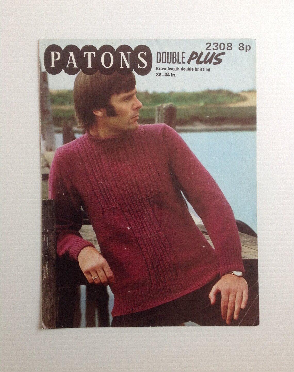 Vintage Patons Knitting Pattern Booklet 2308 Men's | Etsy