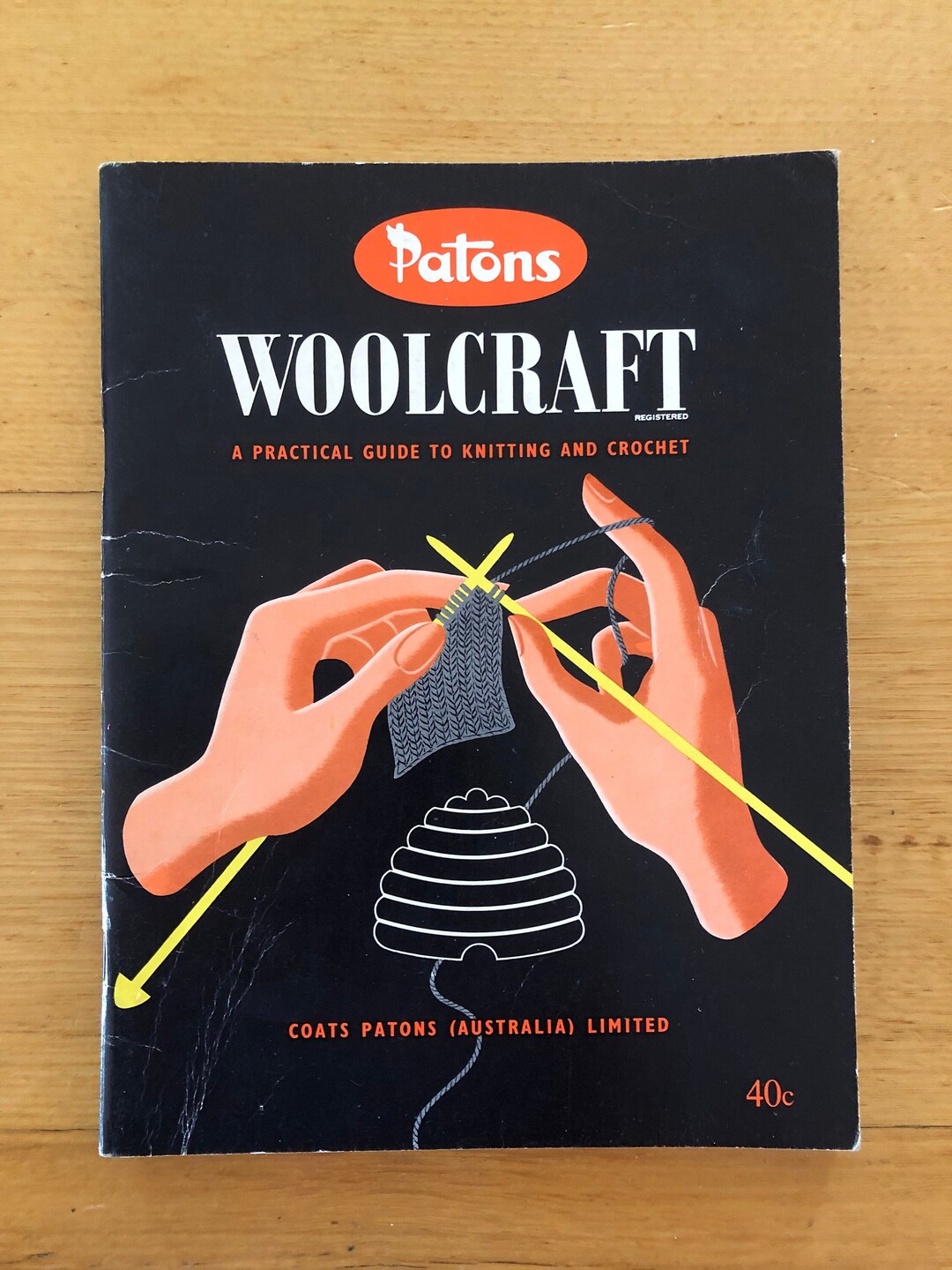 Vintage Patons Woolcraft, A Practical Guide to Knitting and Crochet - Etsy