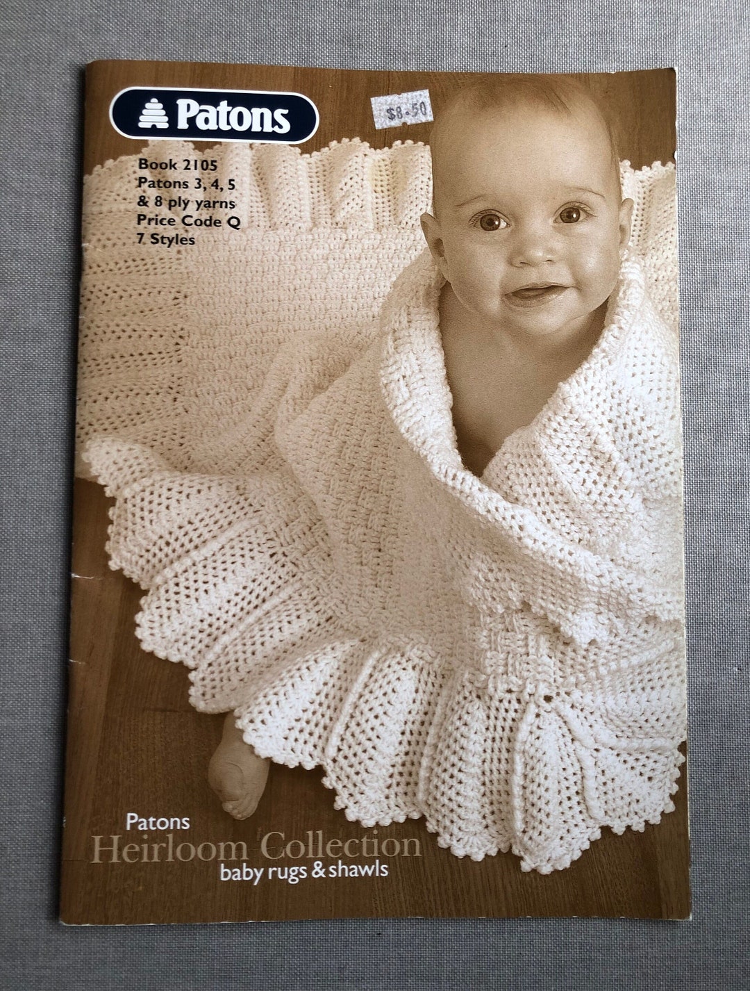 Patons Heirloom Collection Baby Rugs and Shawls, Book 2105 - Etsy