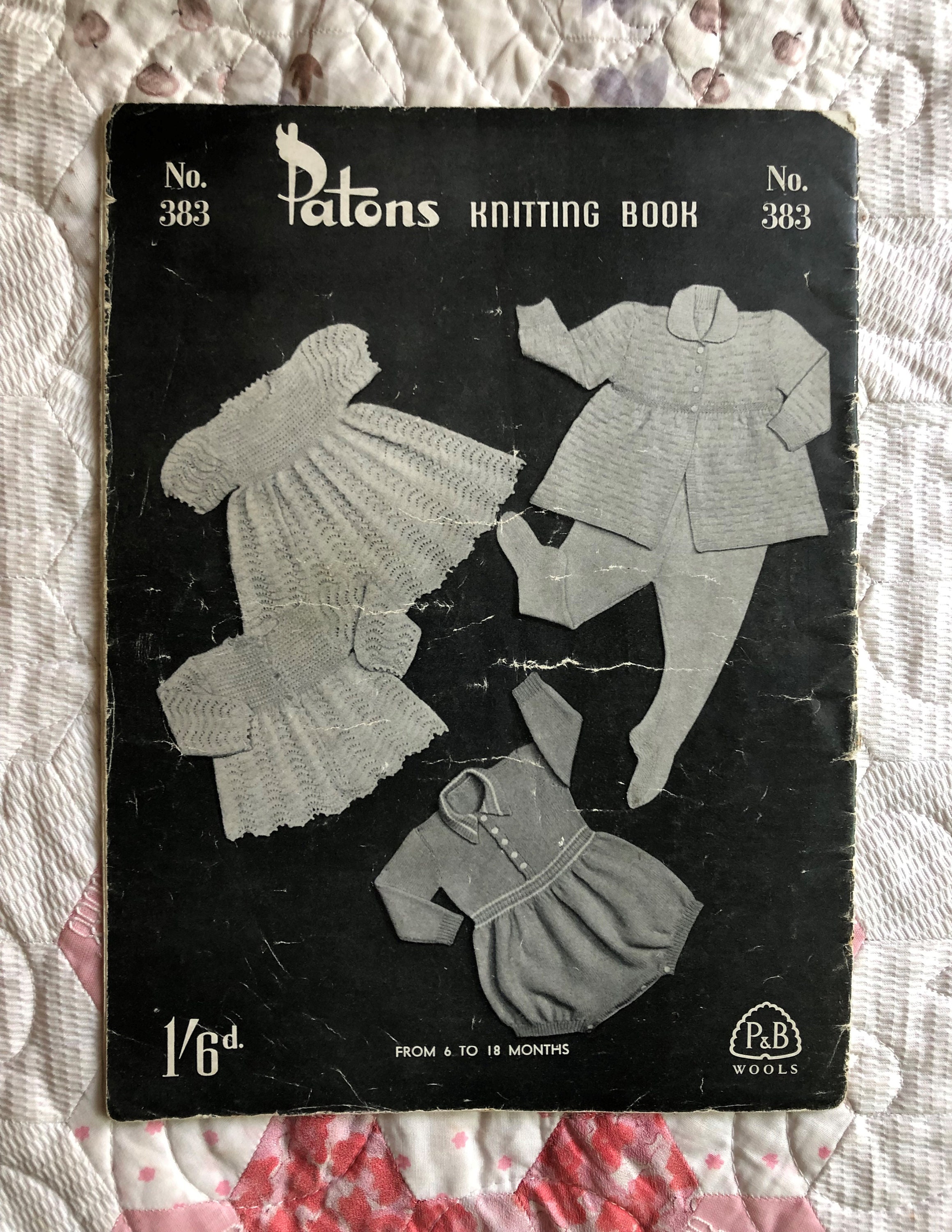 Patons Vintage Baby Knitting Pattern Book 383 | Etsy