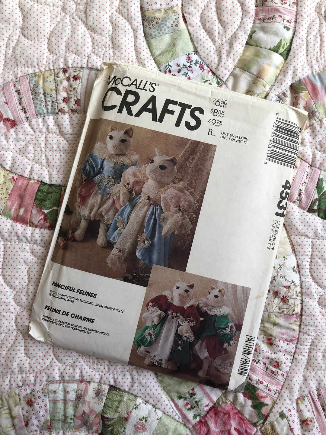 Vintage Mccall's Craft Sewing Pattern 4531 Elizabethan - Etsy