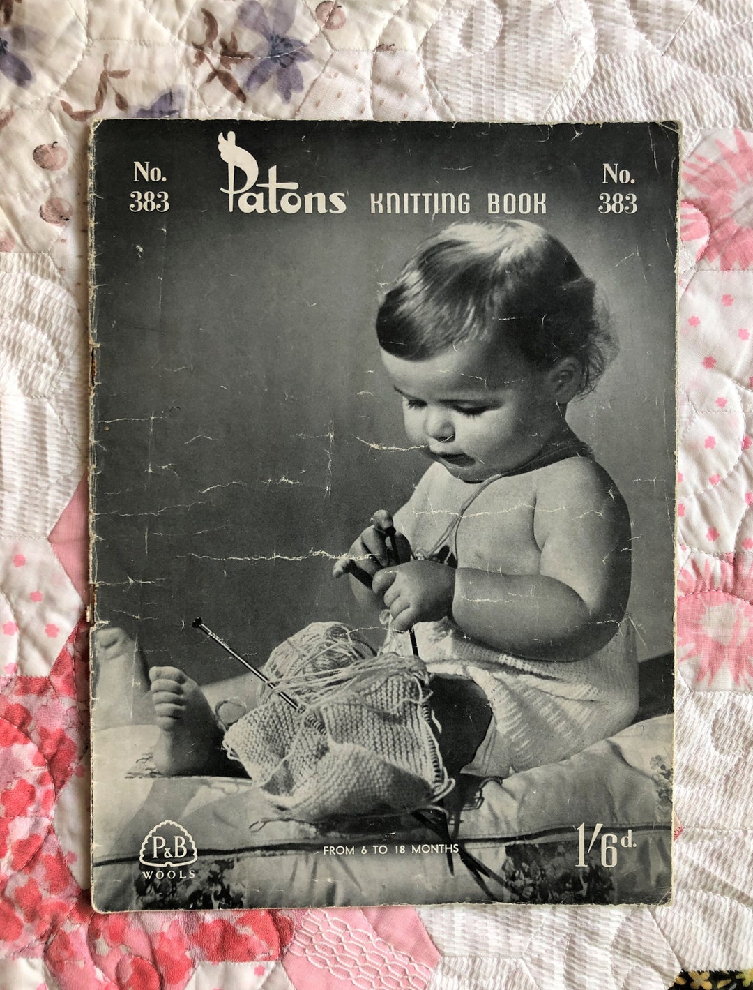 Patons Vintage Baby Knitting Pattern Book 383 - Etsy