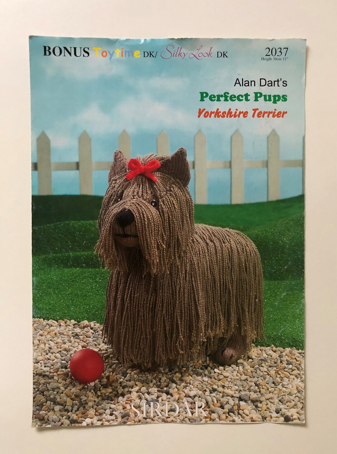 Alan Dart Perfect Pups Knitting Pattern Yorkshire Terrier - Etsy