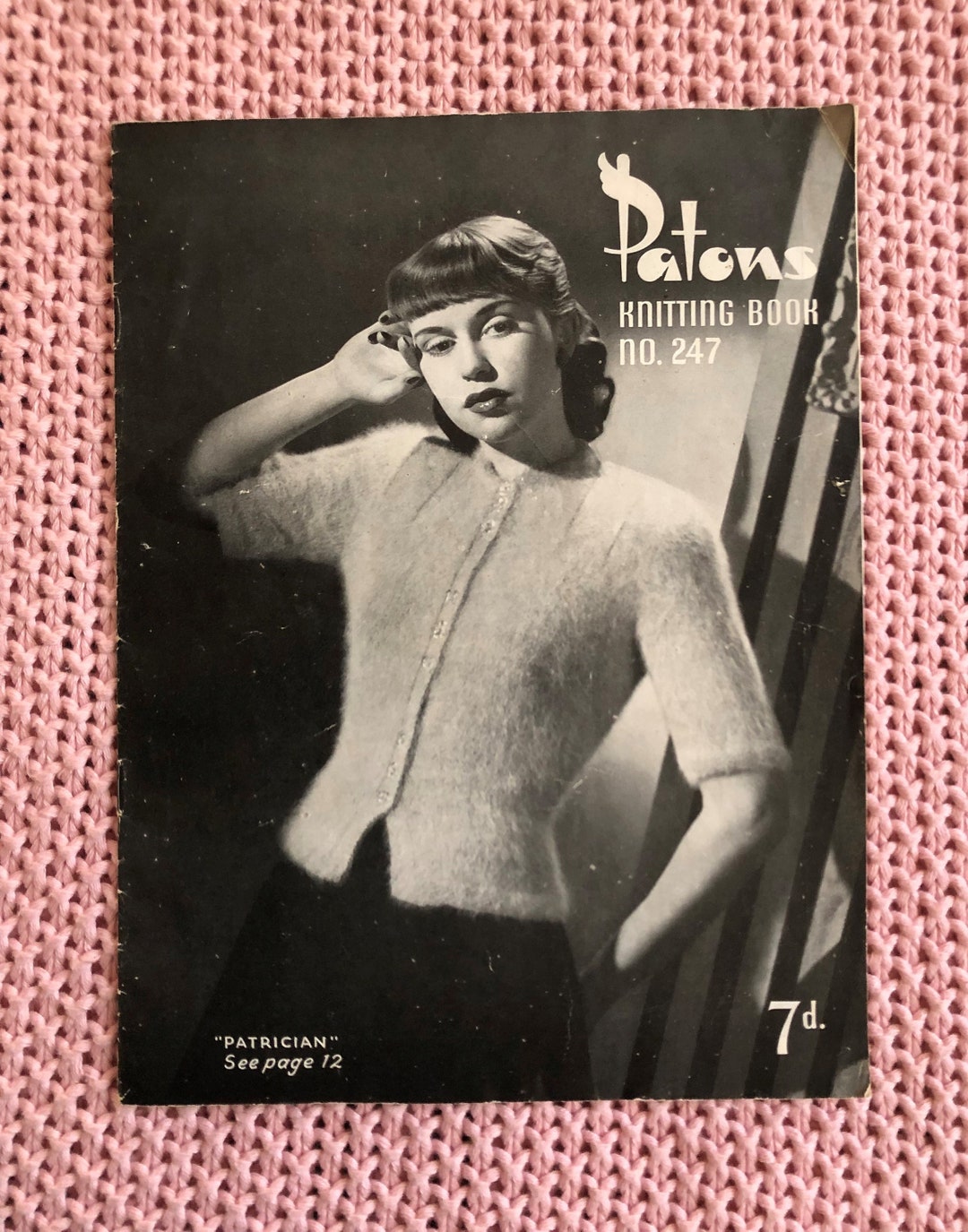 Vintage Patons Knitting Book No. 247 Fuzzy Wuzzy Angora - Etsy New Zealand