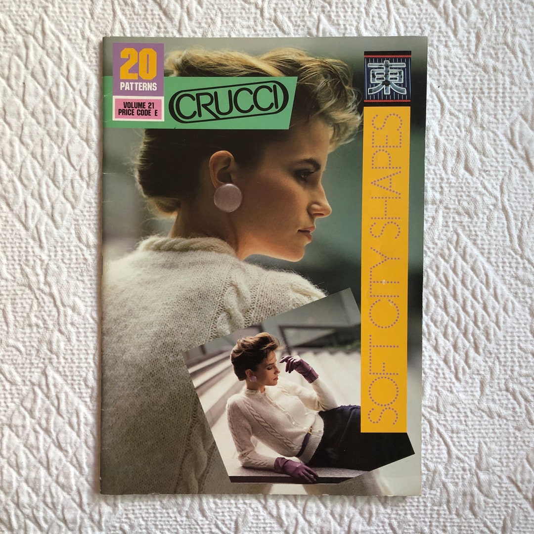 Vintage Crucci Knitting Patterns Soft City Shapes Handknits Vol 21 ...