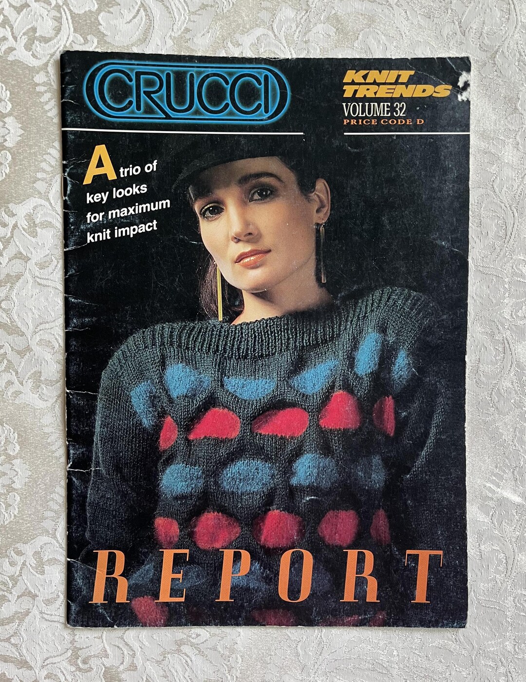 Vintage Crucci Knitting Patterns, Report, Knit Trends, Vol 32 - Etsy