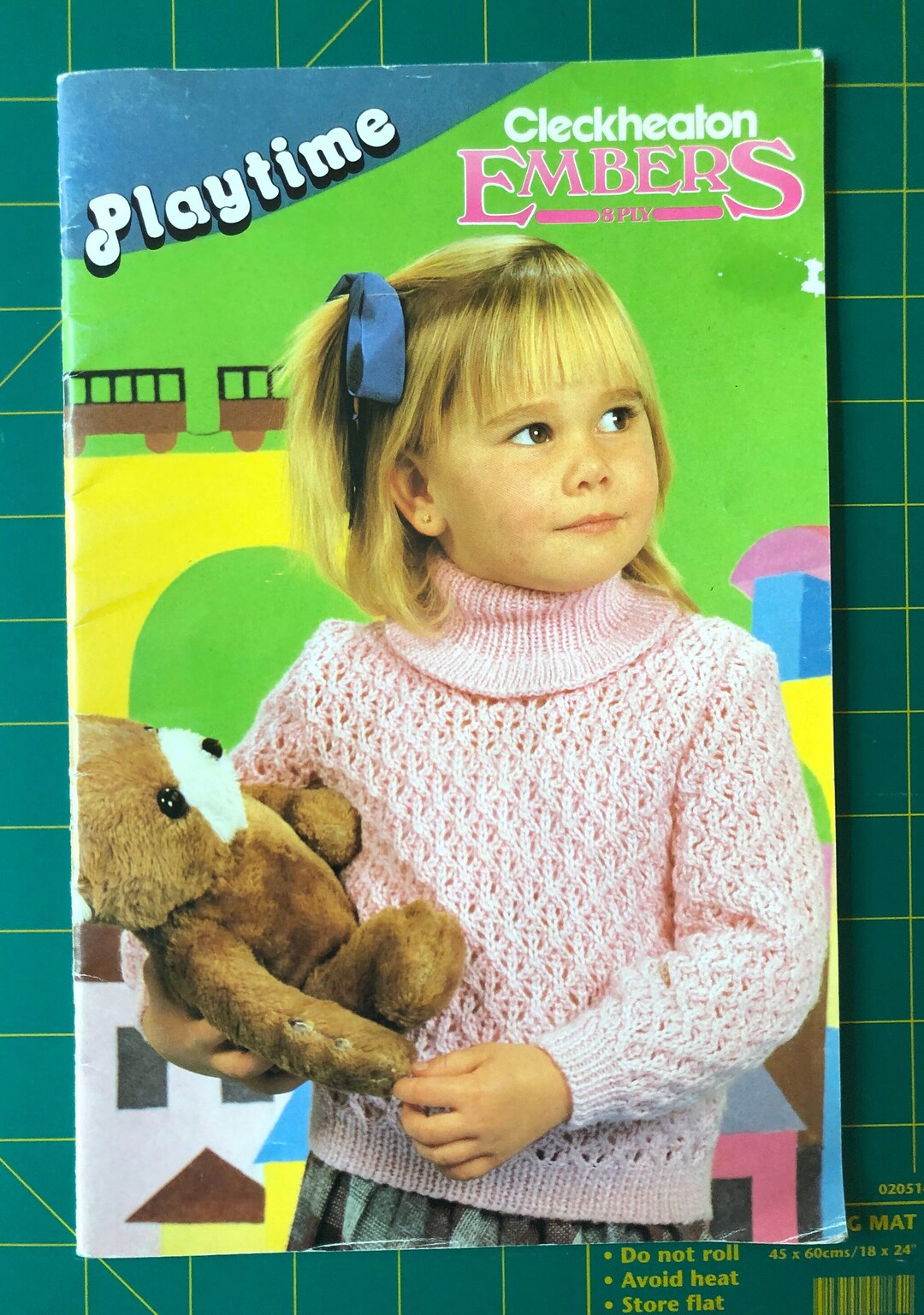 Playtime, Vintage Cleckheaton Embers Children's Knitting Pattern ...