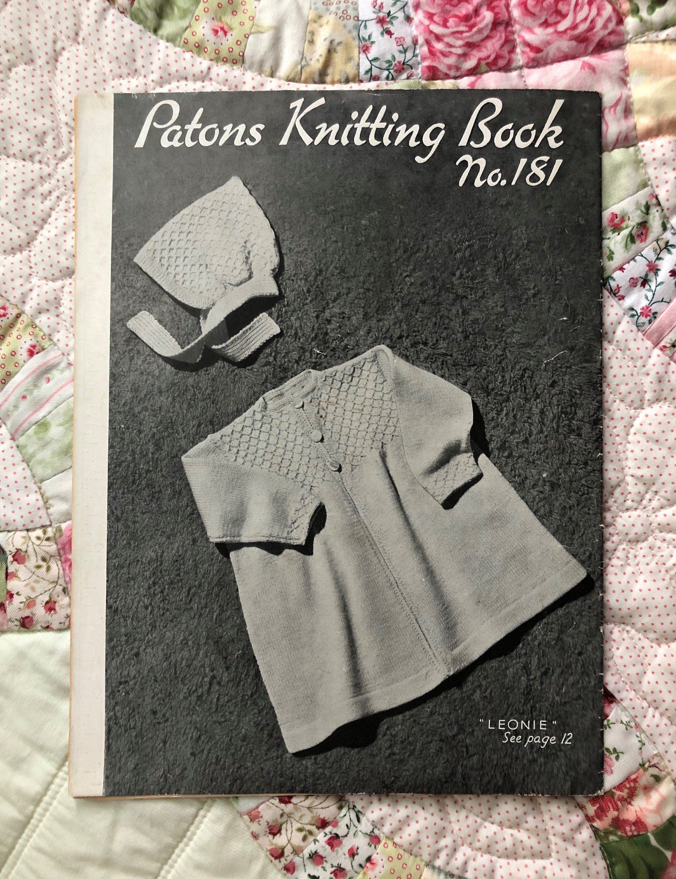 Patons Vintage Knitting Pattern Book 181, Baby Patterns, Layettes ...