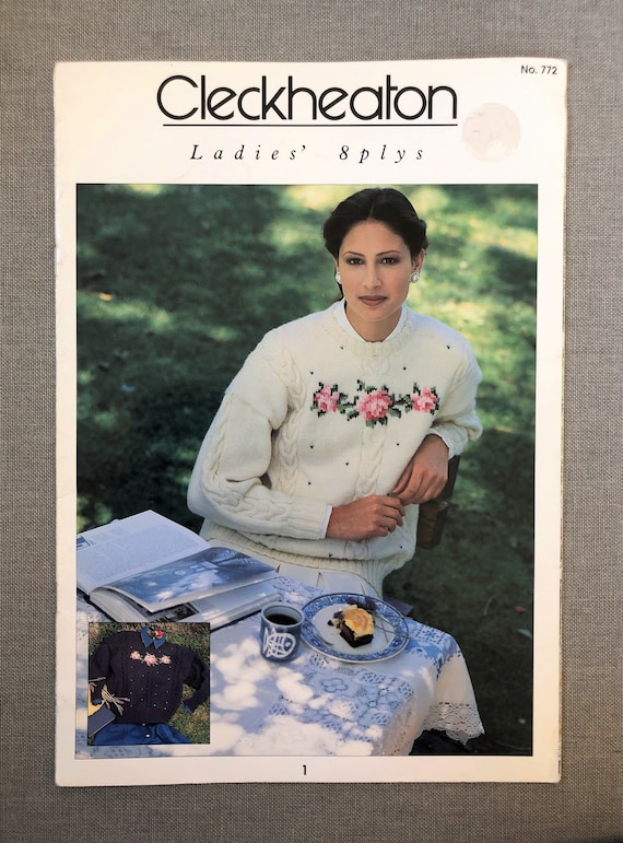 Cleckheaton Book 772 Vintage Knitting Pattern Ladies' 8 - Etsy Australia