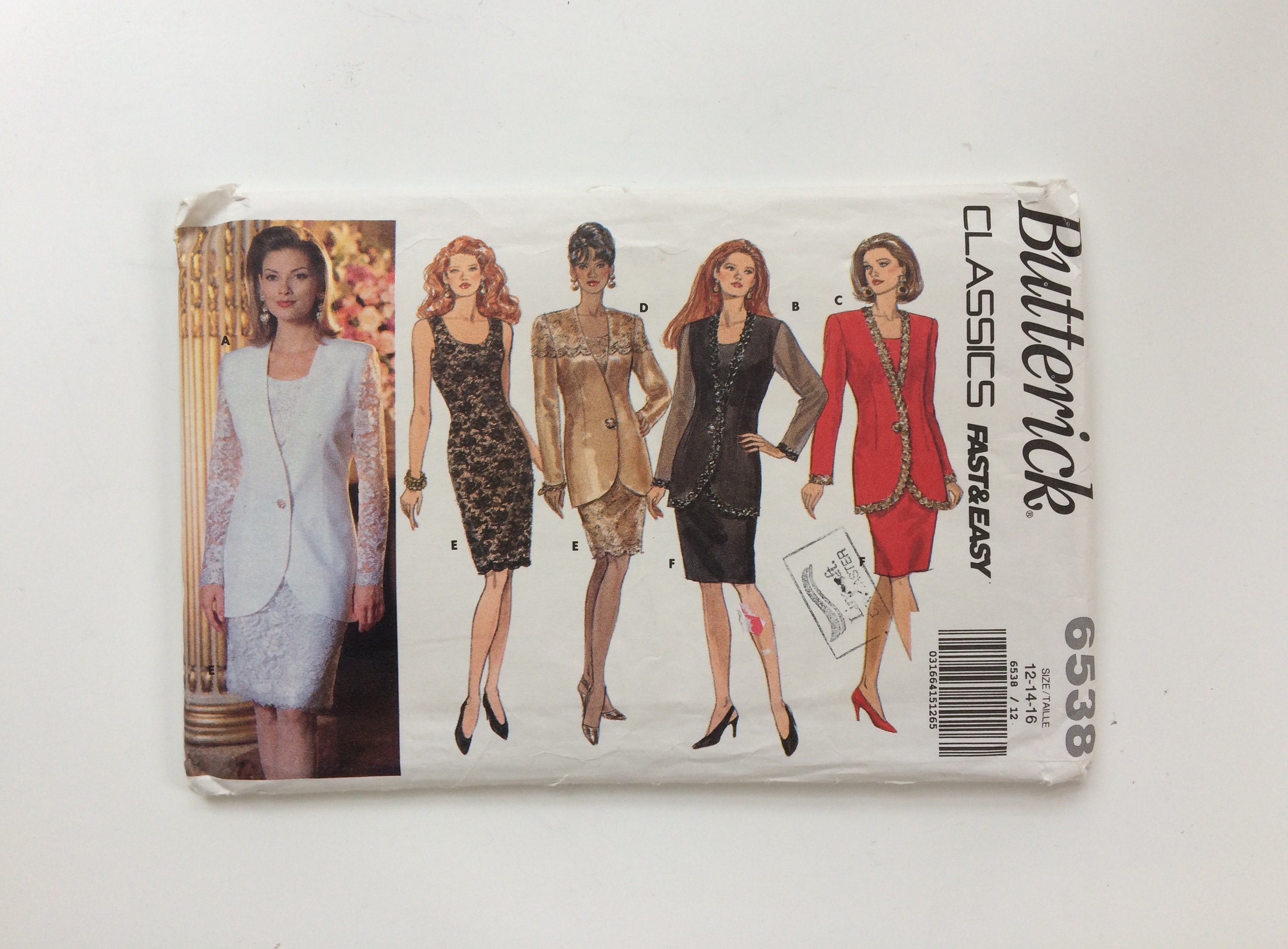 Craft Supplies & Tools Patterns Sewing UNCUT Vintage Butterick Sewing ...