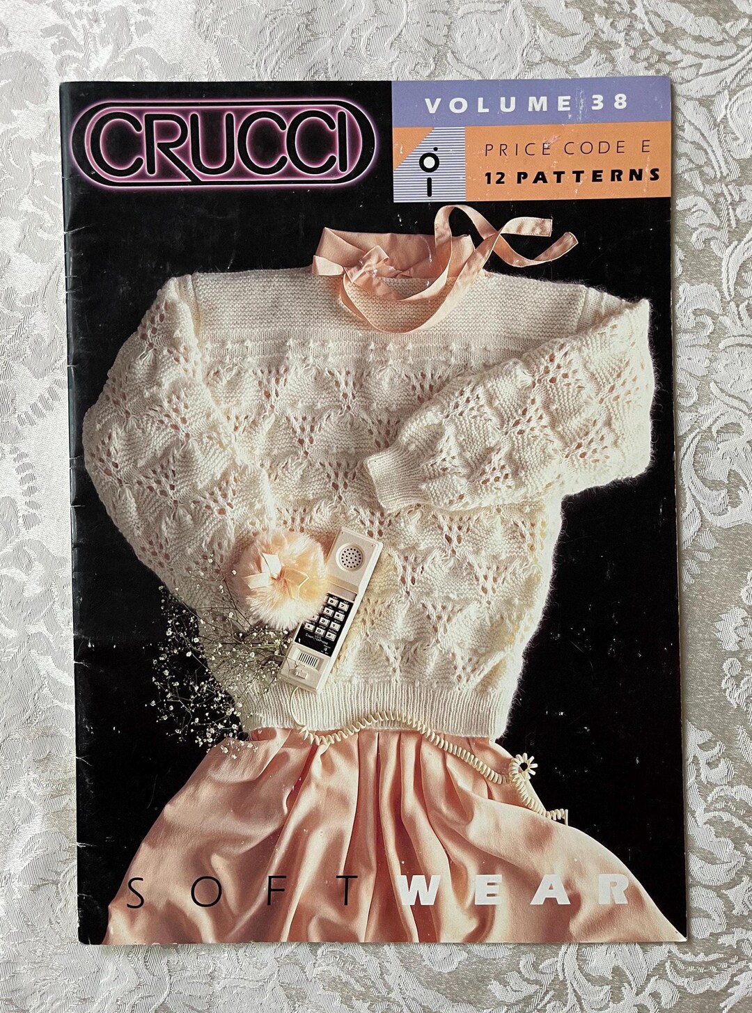 Vintage Crucci Knitting Patterns, Volume 38, 12 Original Knits, Soft ...