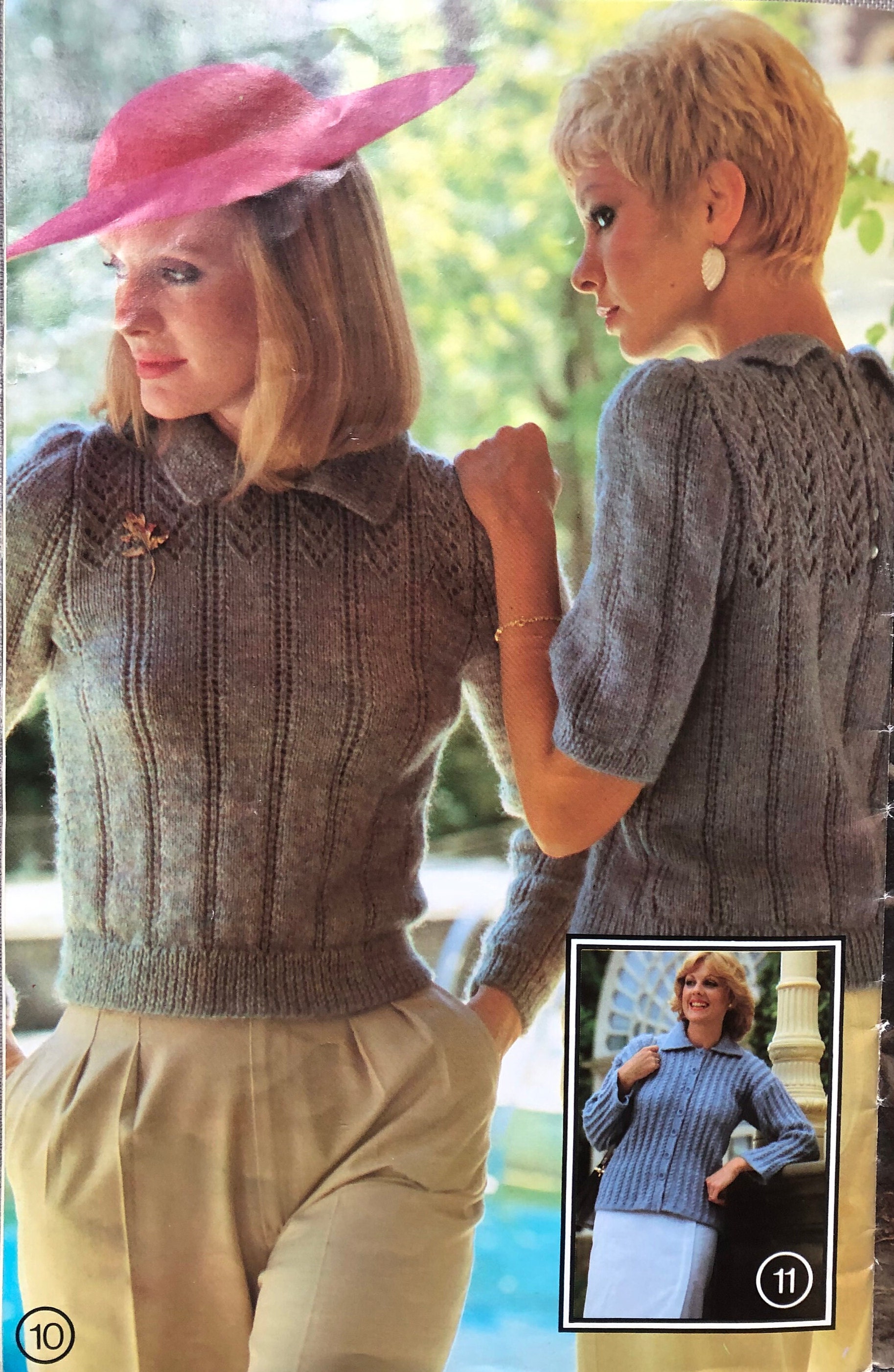 Mousse, Vintage Cleckheaton Knitting Pattern Booklet, Women and Men's ...