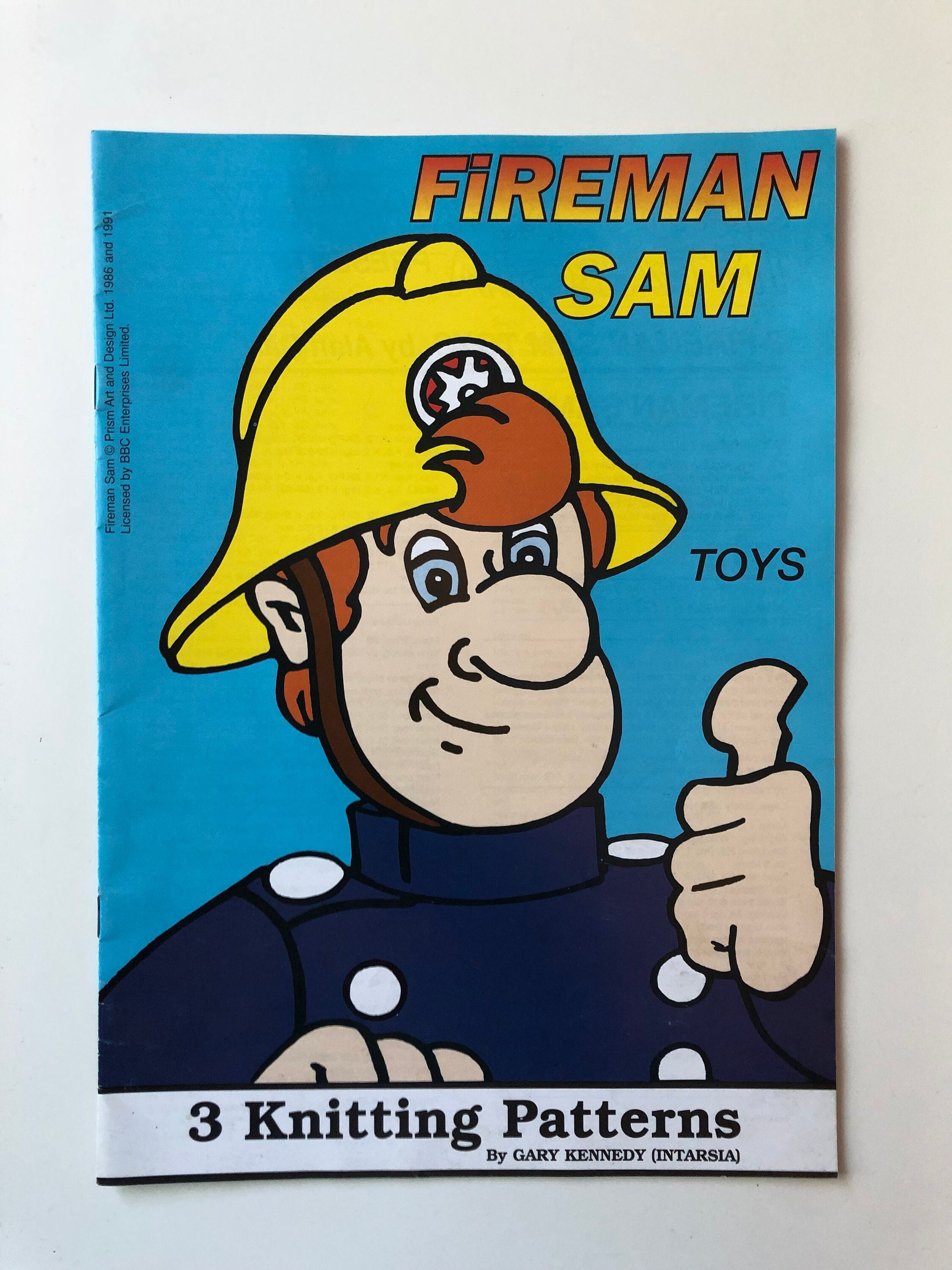 Fireman Sam Toys, 3 Knitting Patterns by Alan Dart, Gary Kennedy ...