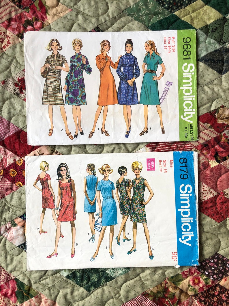 Vintage Sewing Pattern Envelopes for Craft, Collage and Scrap Booking ...