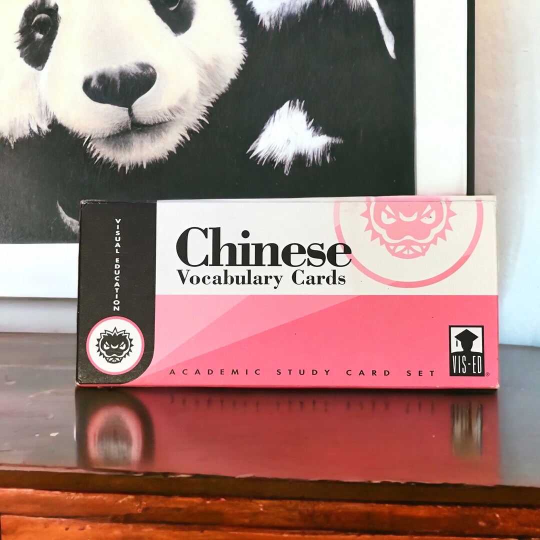 Vintage Chinese Vocabulary Cards, Ephemera Pack of 25 Words to Add to ...