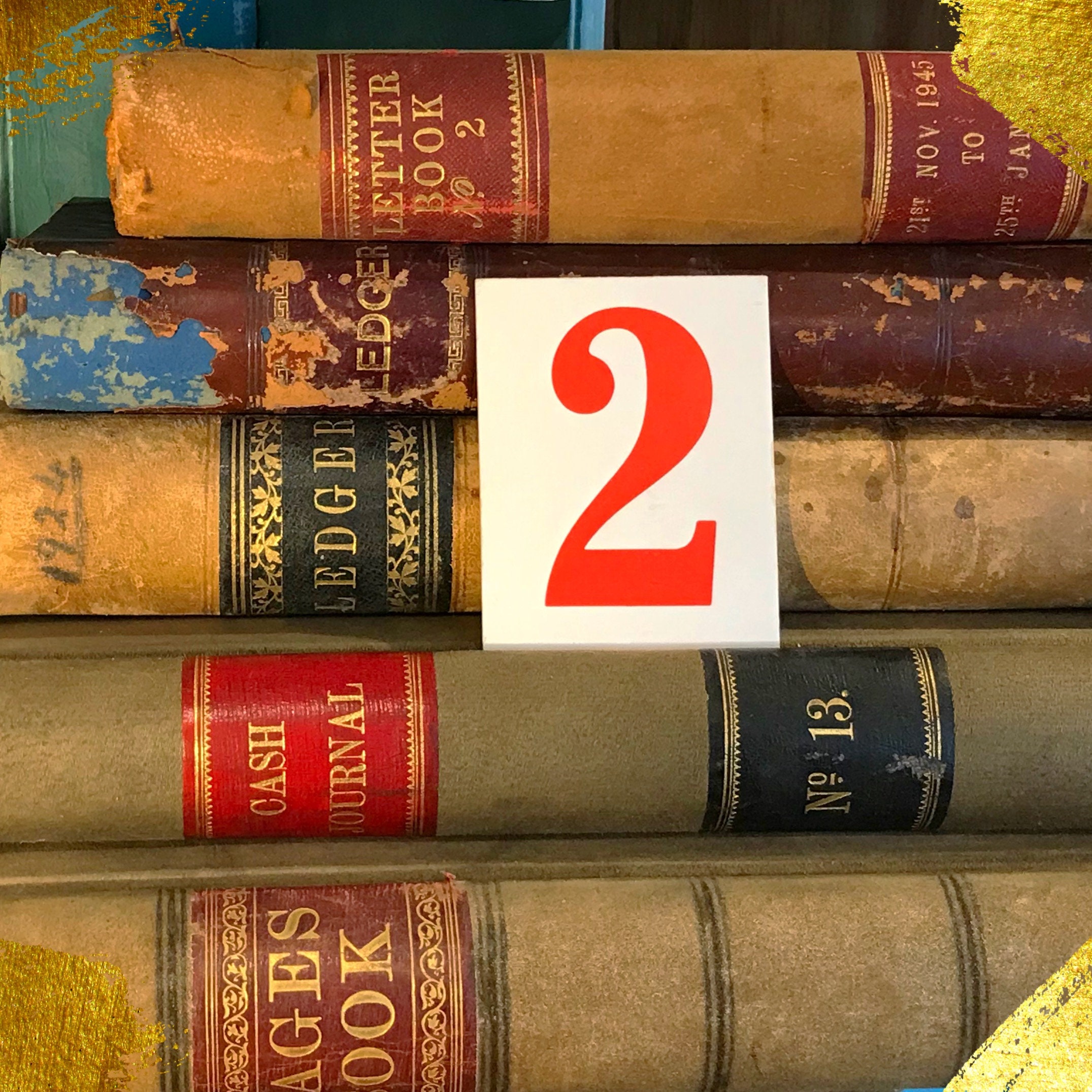 Vintage Red Church Hymn Numbers Set, Photography Prop, Wedding Table ...