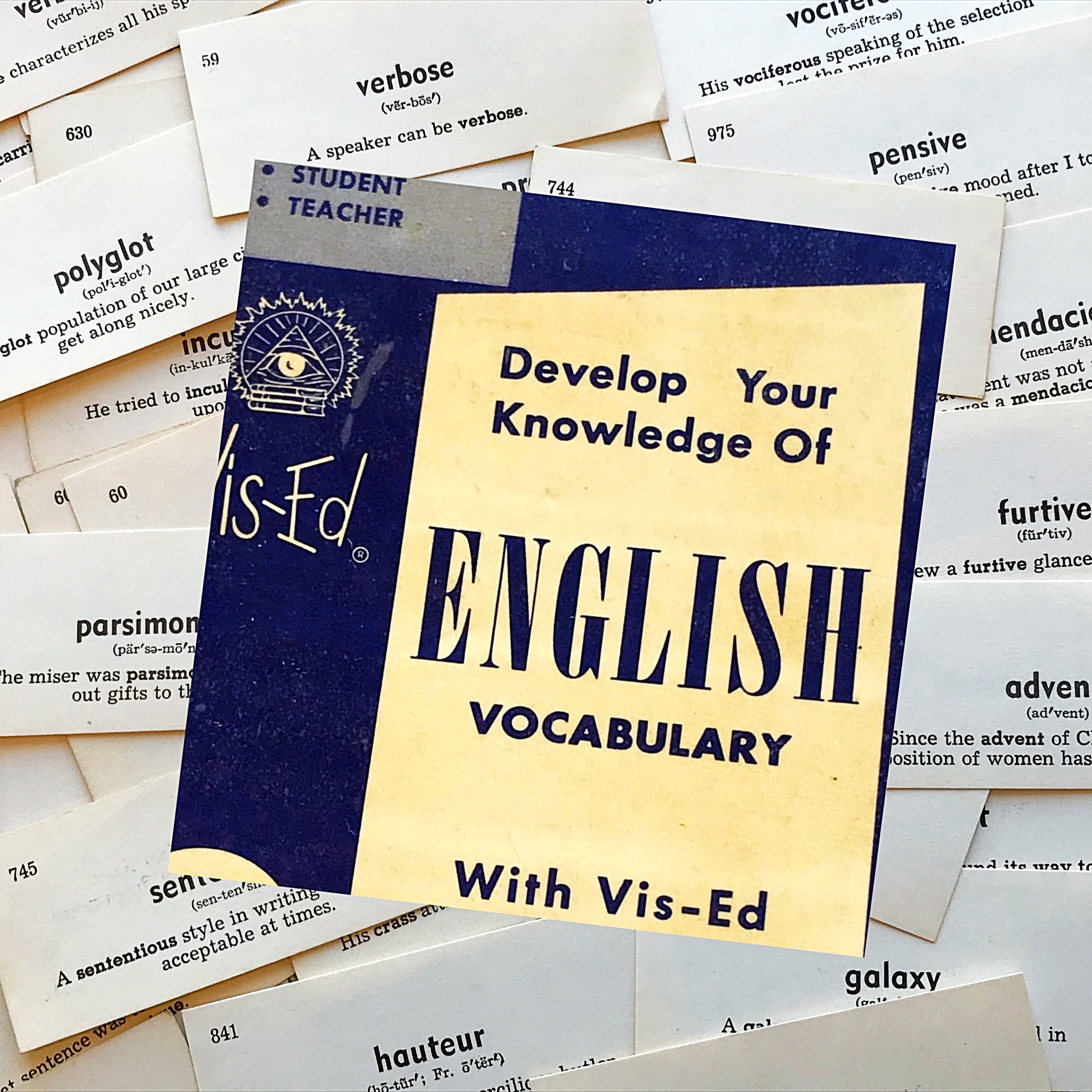 Papercraft Authentic Ephmera Ephemera Authentic Vintage Vocabulary ...