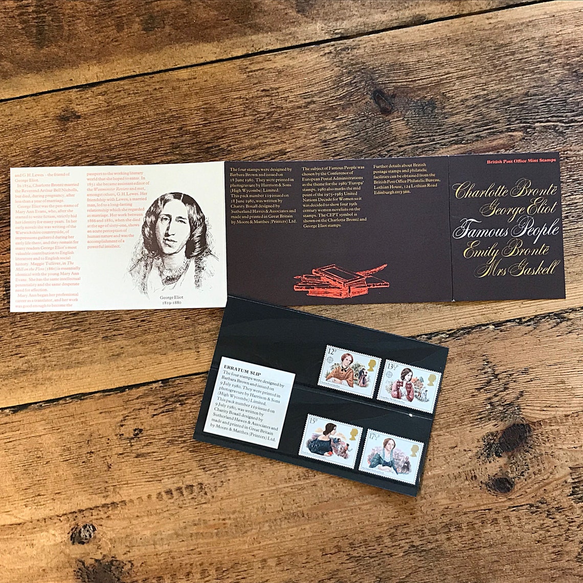Vintage Famous People Mint Postage Stamp Presentation Pack, Post Office ...