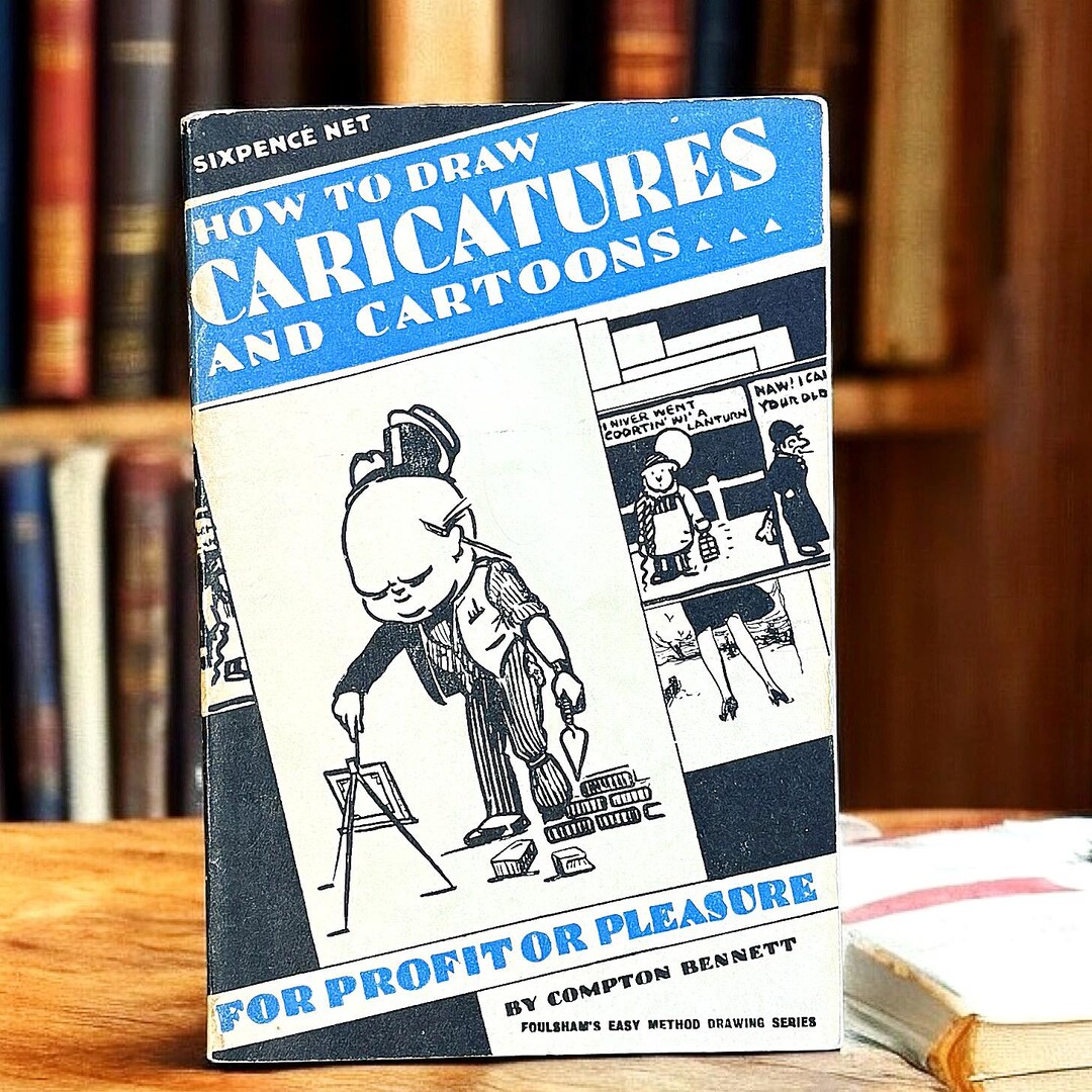 How to Draw Caricatures and Cartoons Vintage Book From Foulshams Easy ...