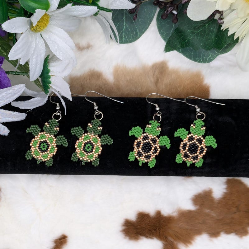 Seed Bead Turtle - Etsy