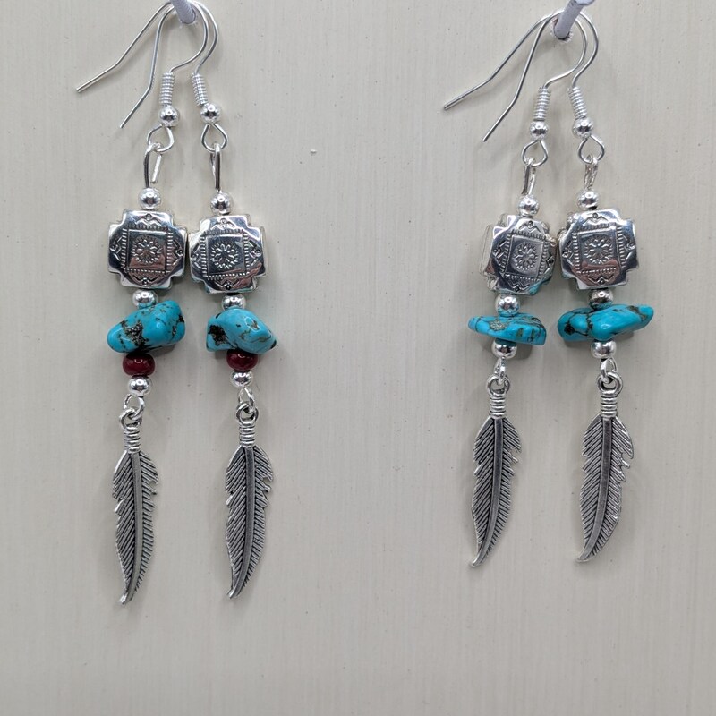 Feather Lakota Earrings - Etsy