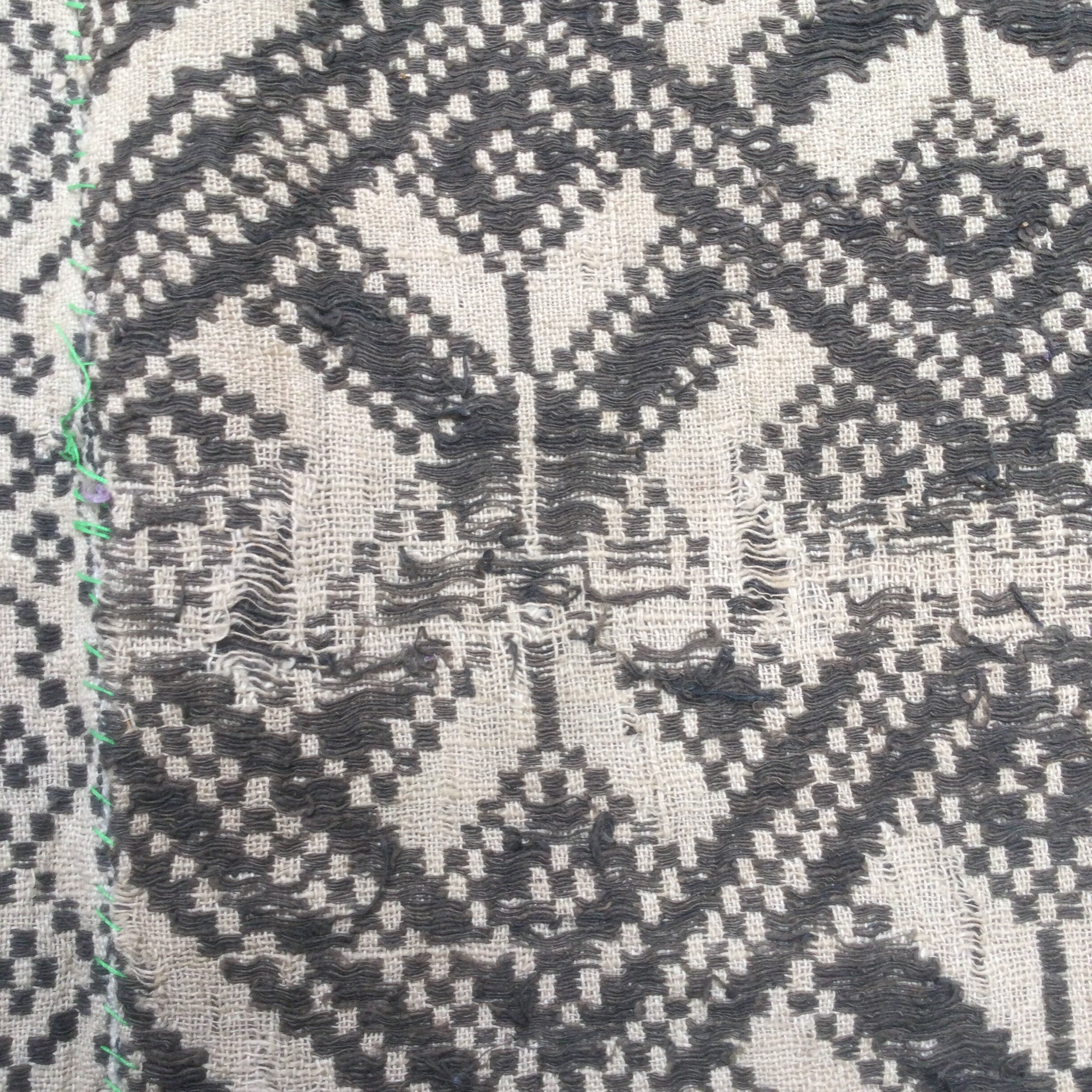 Vintage Tribal Vietnamese Hmong Blackthai Handwoven Cotton Blanket - Etsy