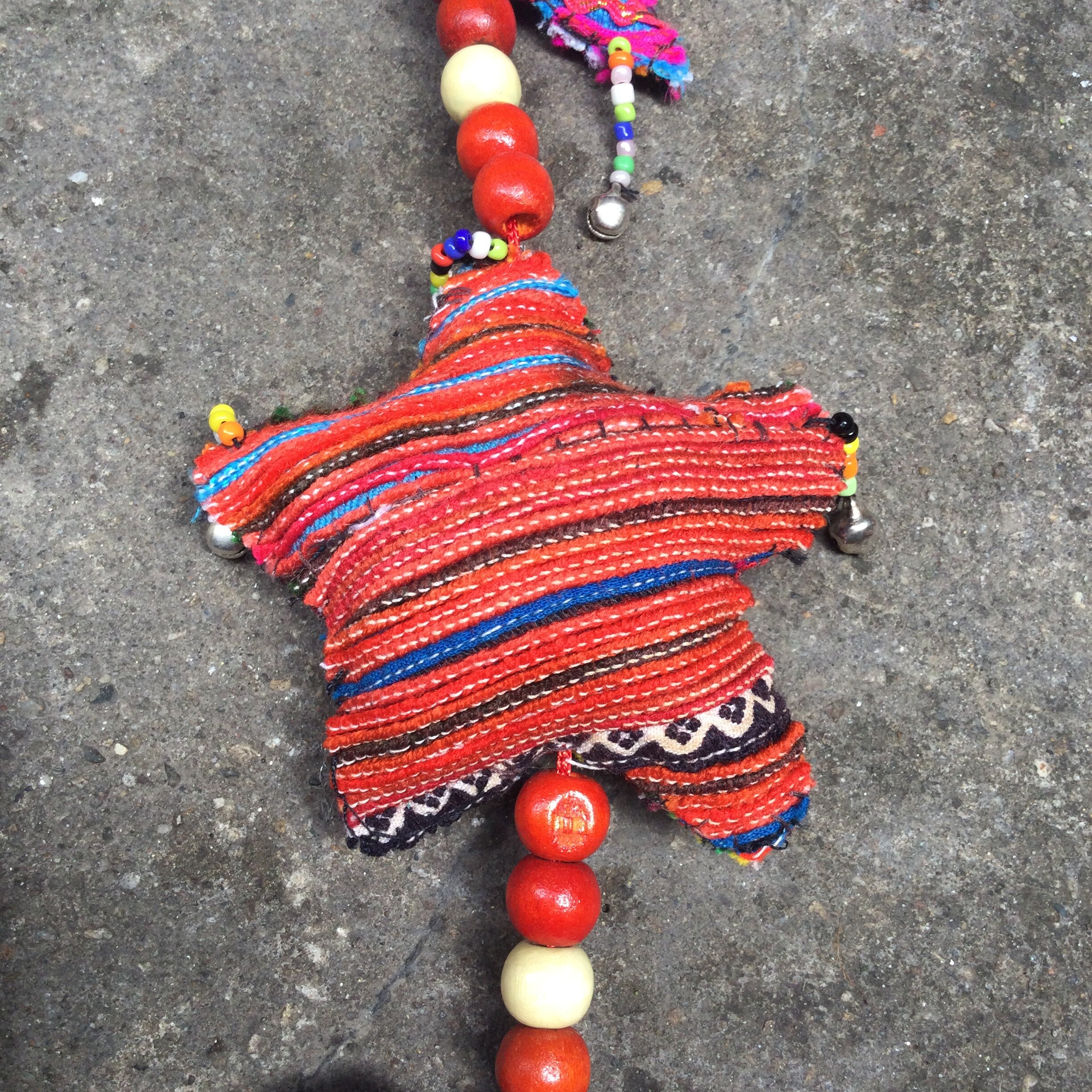 Handmade Hmong heartmoonstar shape embroidered string | Etsy