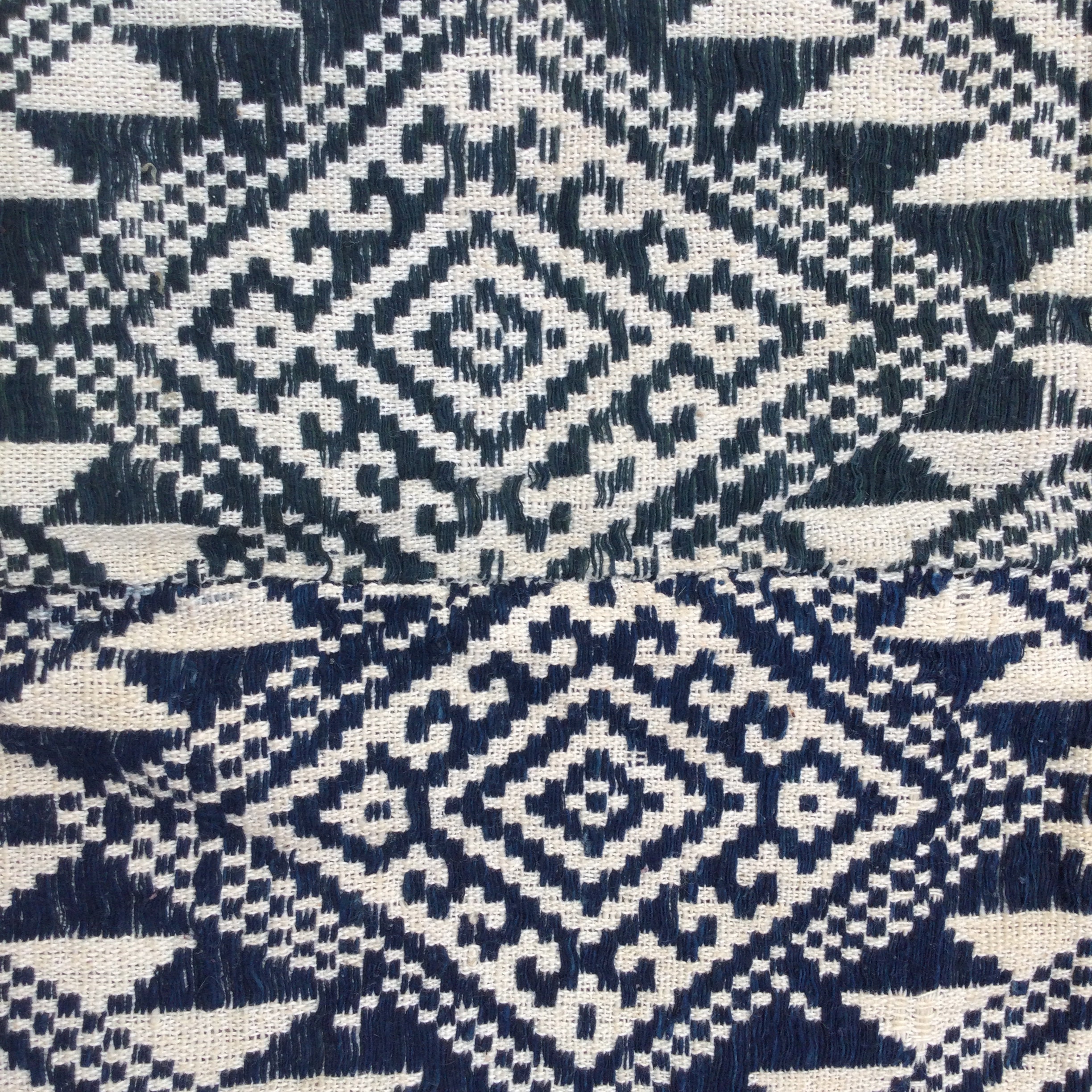 Vintage Vietnamese Tribal Hmong Blackthai Handwoven Cotton Blanket - Etsy