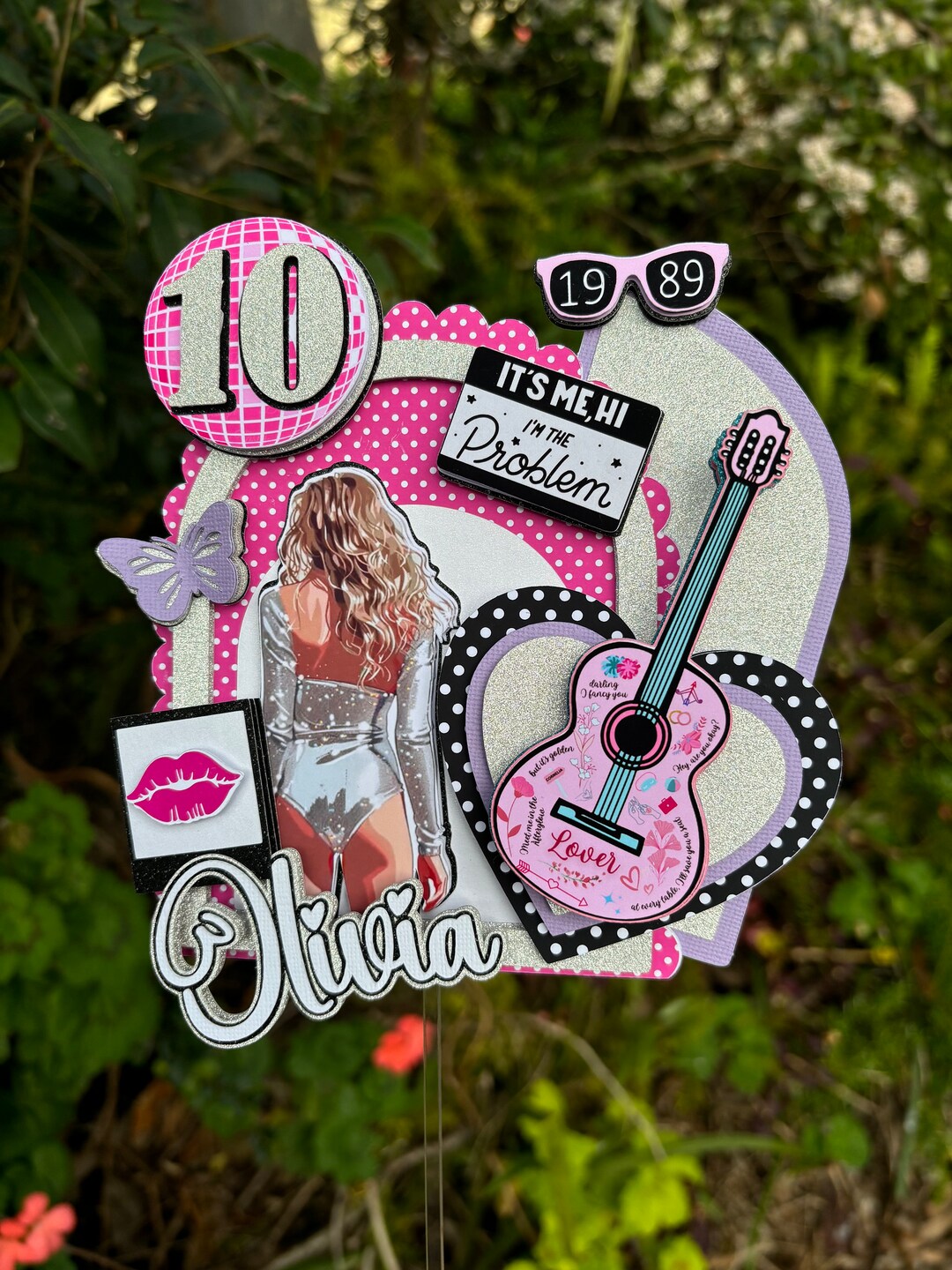 3D Cake Topper Swift-swiftie Inspired Theme Cake Topper - Etsy Australia