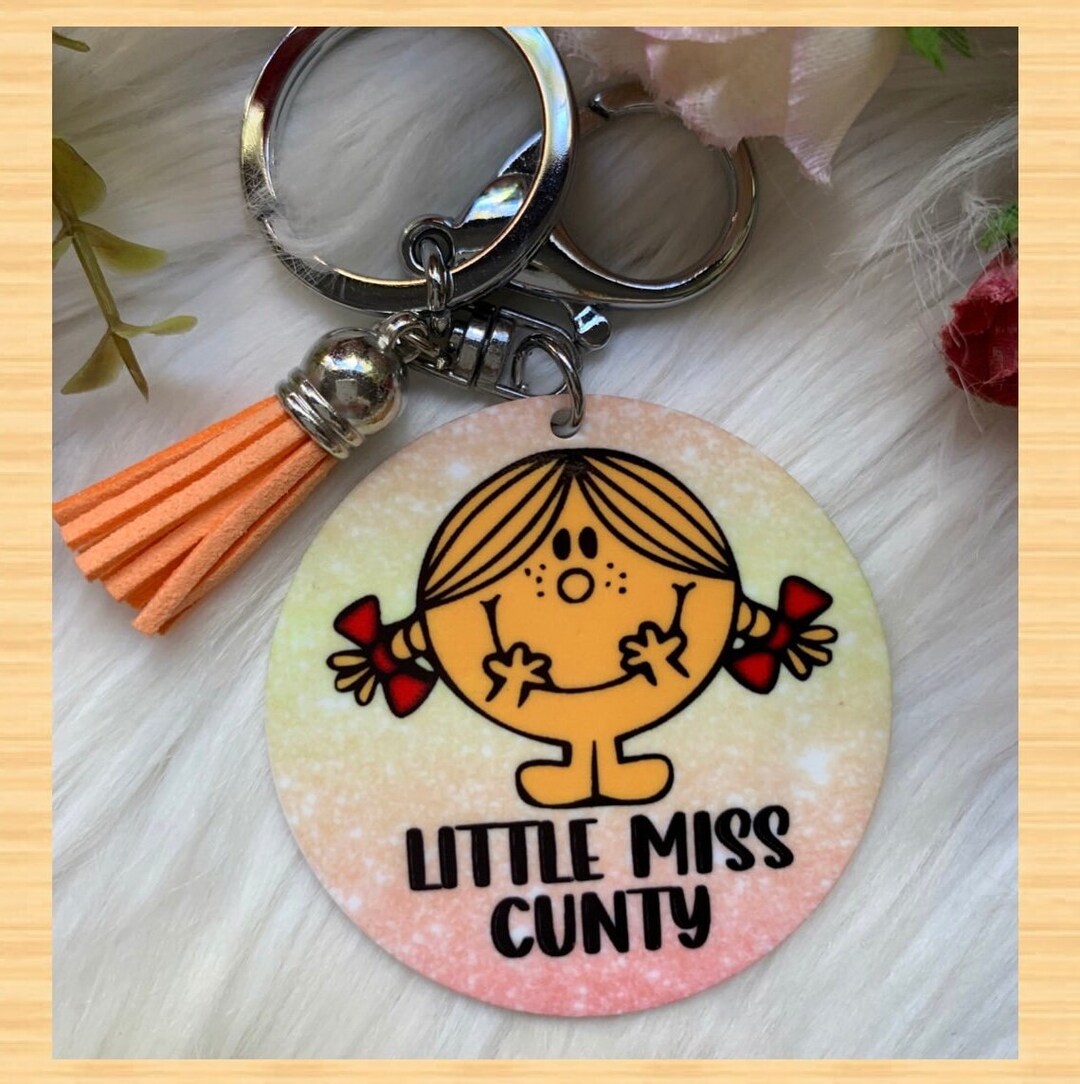 Little Miss Cunty Keyring - Etsy Australia