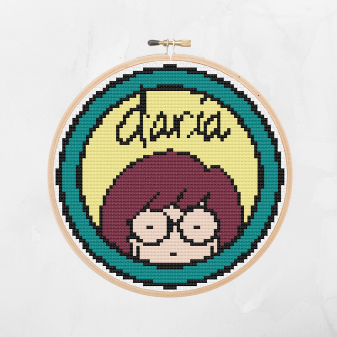 Daria Cross Stitch PDF Pattern | DMC 90s TV Show - Etsy Australia