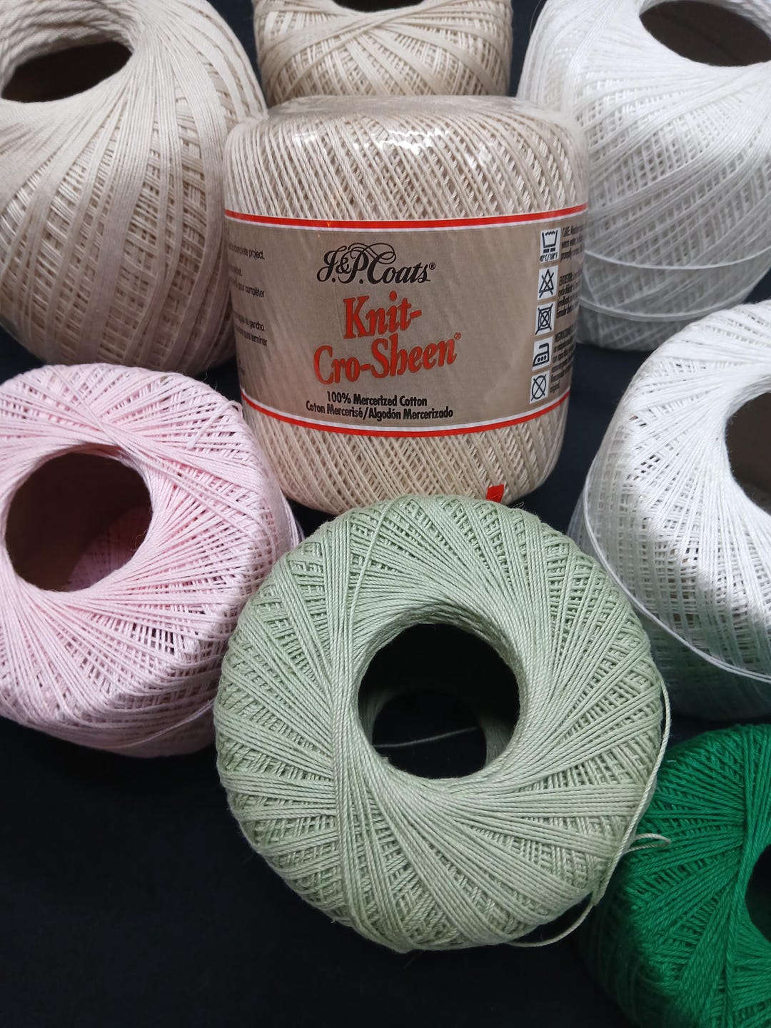 J&P Coats Knit Cro-sheen Lot - Etsy