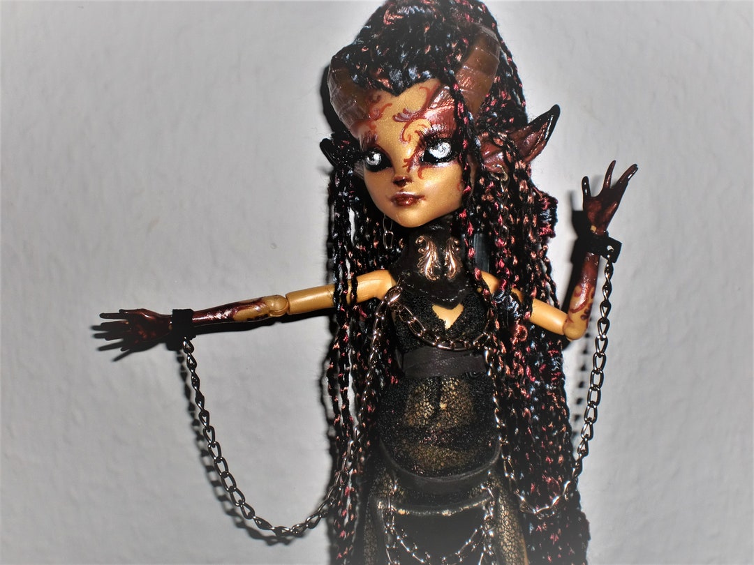 OOAK Monster High Doll Repaint Elf / Fairy / Nymph / Faun With Wings ...