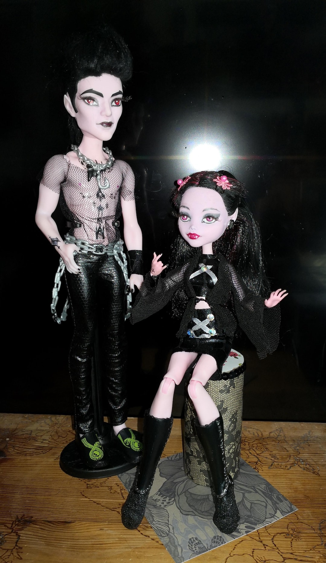 1 Pair of Monster High Dolls WEDDING Bridal Couple Marriage Partner ...