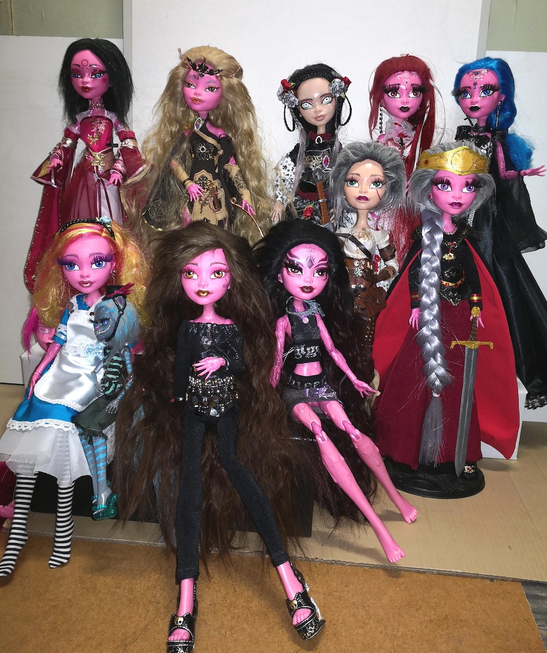 1/4 Scale 17" 45 Cm Tall Monster High Doll Gooliope Jellington ...
