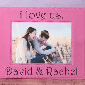 I Love Us Frame, Wife Gift, Girlfriend Gift, Anniversary Gift, Engaged ...