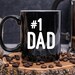 Number One Dad 1 Dad Father's Day Mug Father's Day Father's Day Gift ...