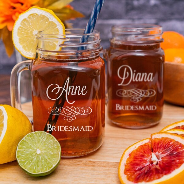 Engraved Mason Jar - Etsy