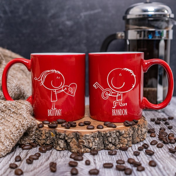 Coffee Mug Set - Etsy