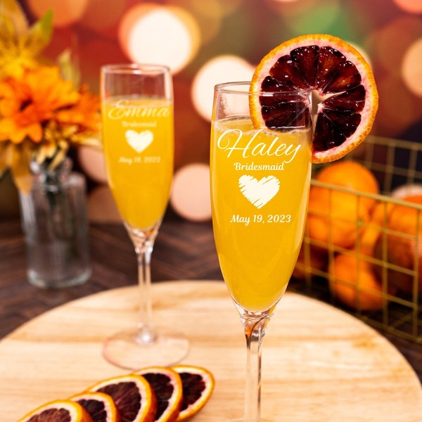 Personalized Champagne Flutes - Etsy