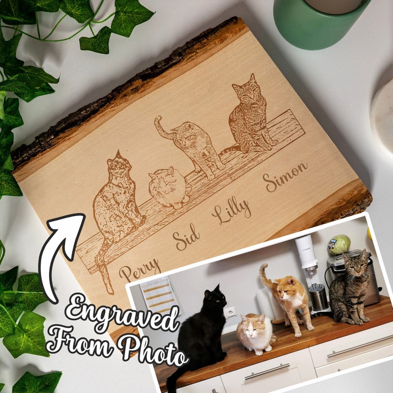 Rustic Cat Art - Etsy