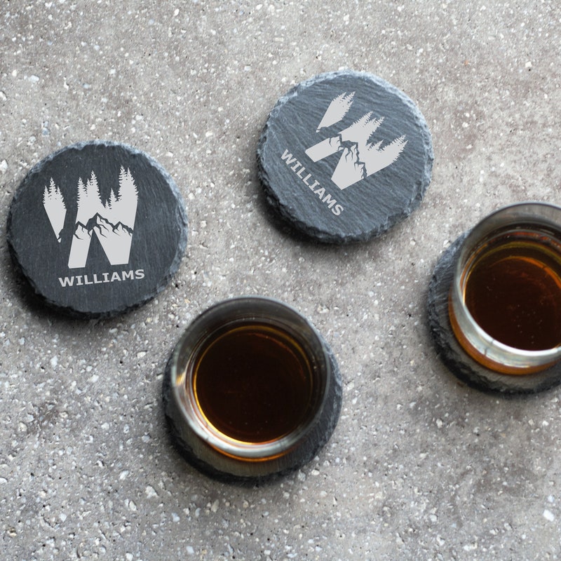 Slate Coasters - Etsy